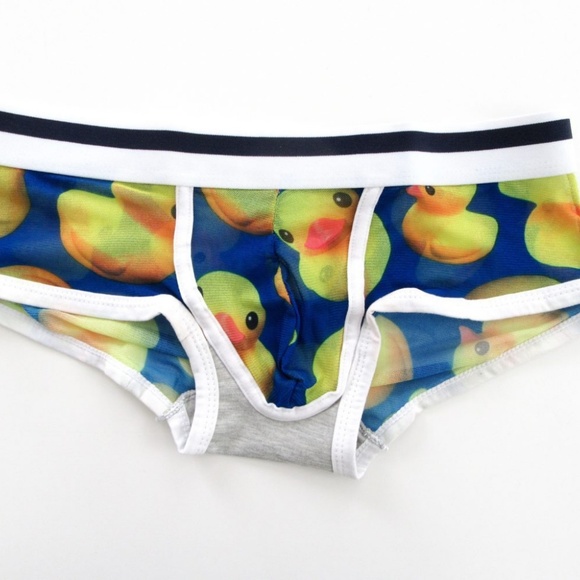 Underwear & Socks | Blue Mesh Rubber Ducky Boxer Brief | Poshmark